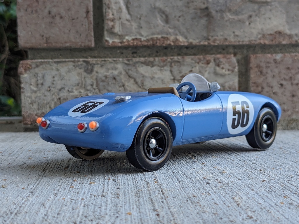 Descargar archivo 3D gratis 1952 Gordini 23S Roadster (Pinewood Derby ...