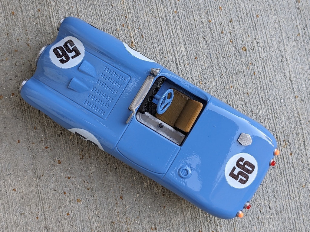 Descargar archivo 3D gratis 1952 Gordini 23S Roadster (Pinewood Derby ...