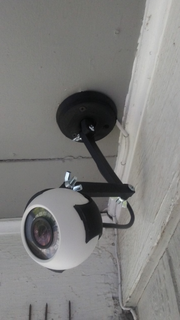 Free 3D file CCTV Ball Camera articulated holder・3D printing template ...