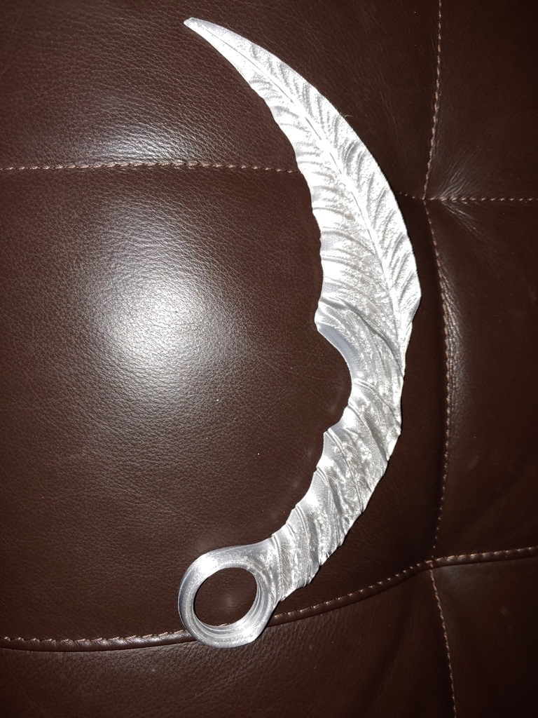 Free 3D file Mazikeen (Karmbit) Knife - Split Print 🔪・3D print design ...