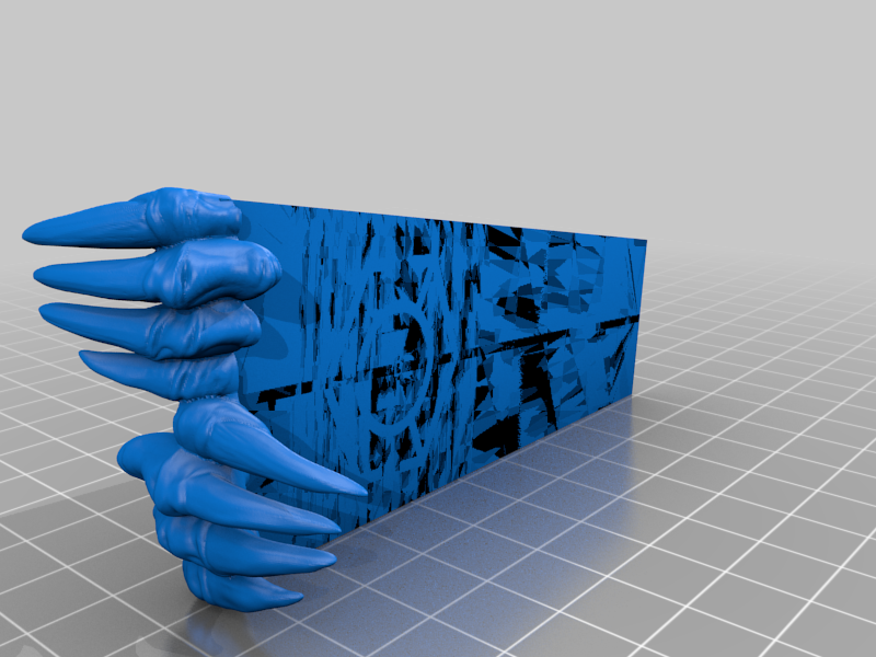 Free 3D file Claws Bookmark - Whole/Solid Piece・Object to download and ...