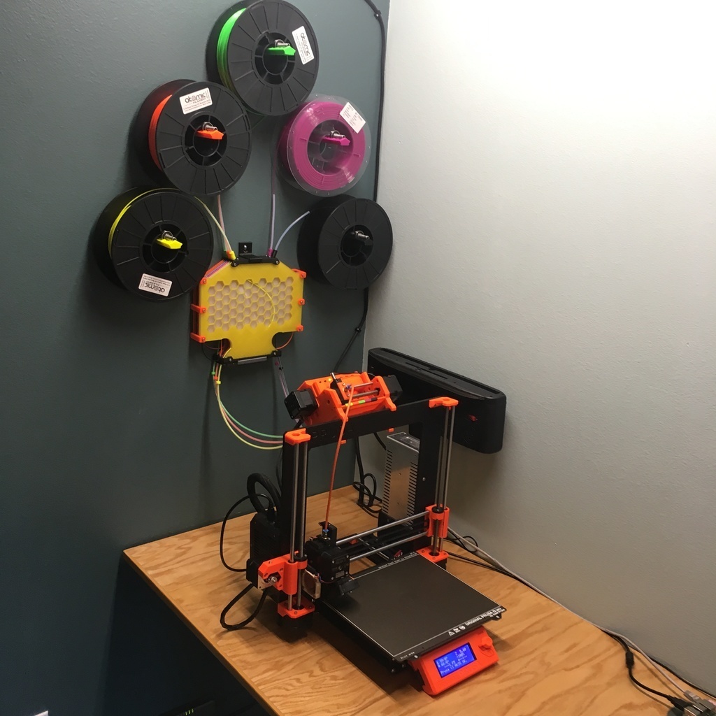 Free 3D file MMU - Color Coded Filament Path / Filament Buffer ...