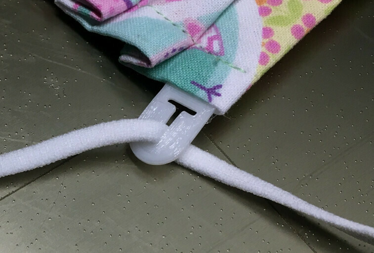 Free 3D file Sew-in Quick-Adjust Elastic Connector for Face Masks ...
