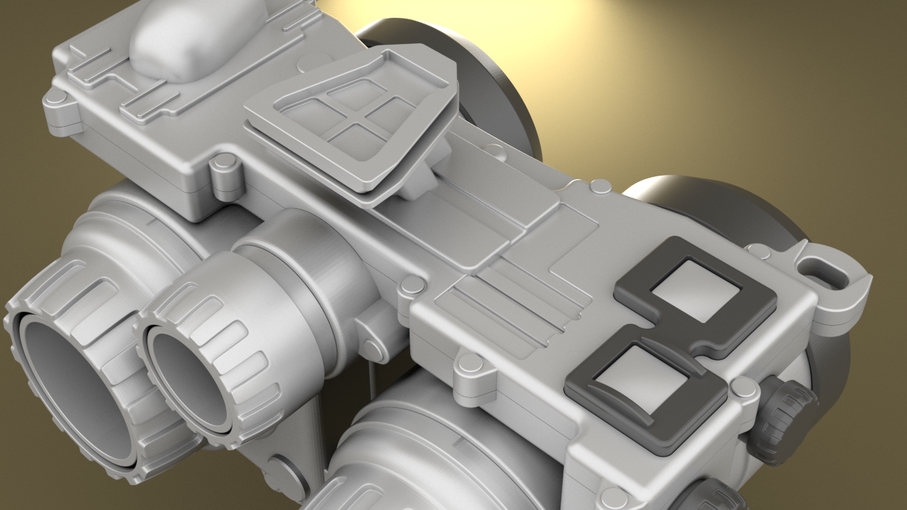 STL file Airsoft PSQ-36 Thermal Fusion Night Vision Goggle Hollow body ...