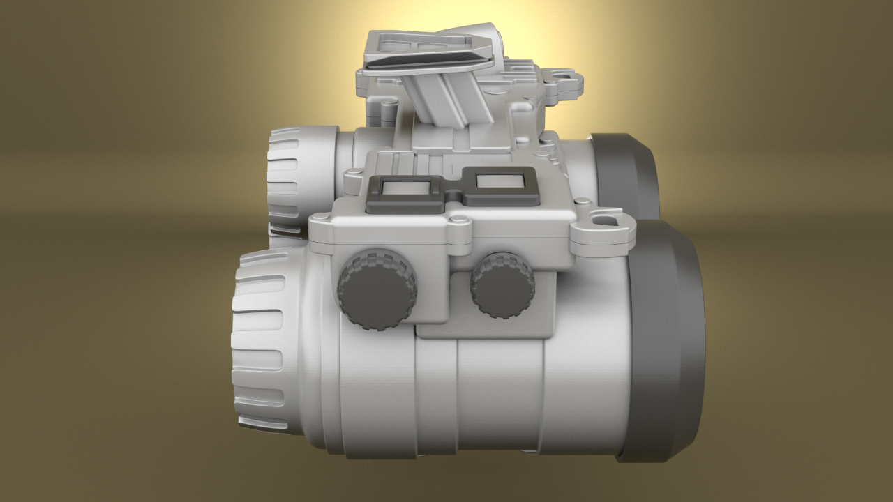 STL file Airsoft PSQ-36 Thermal Fusion Night Vision Goggle Hollow body ...