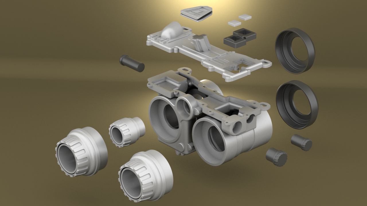 STL file Airsoft PSQ-36 Thermal Fusion Night Vision Goggle Hollow body ...