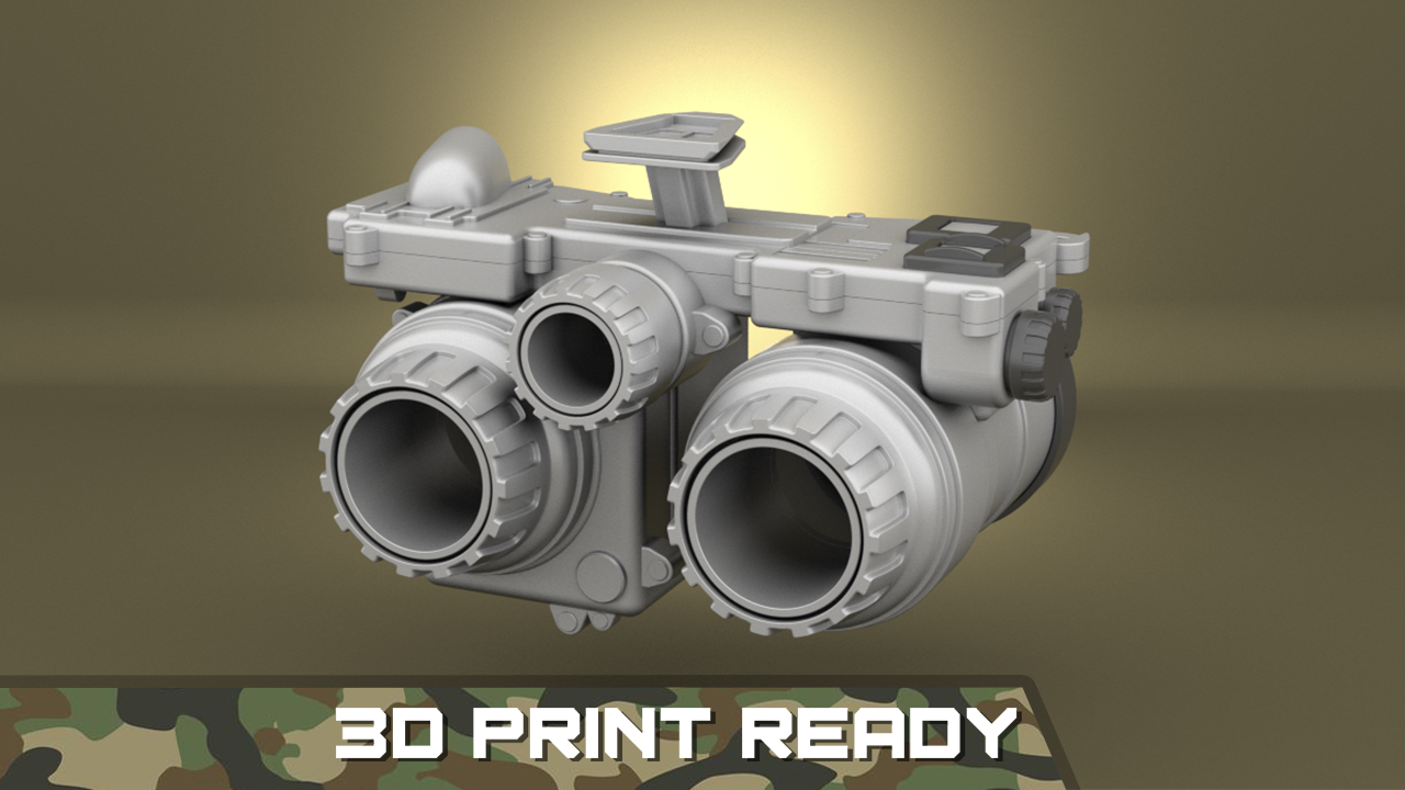 STL file Airsoft PSQ-36 Thermal Fusion Night Vision Goggle Hollow body ...