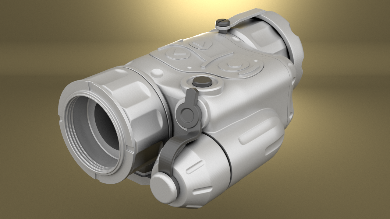 STL file Airsoft Trijicon SkeetIR xMICRO THERMAL MONOCULAR Hollow body ...