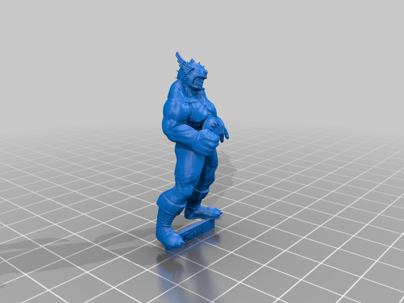 Free 3D file Blood Bowl Ogre/Big Guy #6・3D printing template to ...