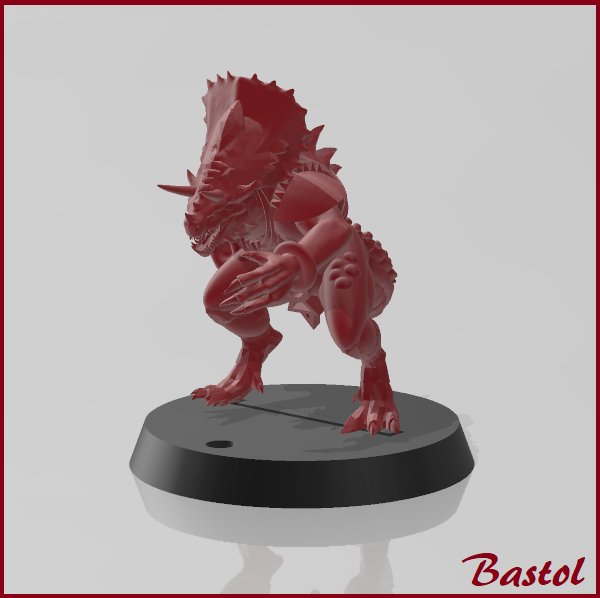 Free 3D file Blood Bowl Saurus Starplayer・3D print design to download・Cults