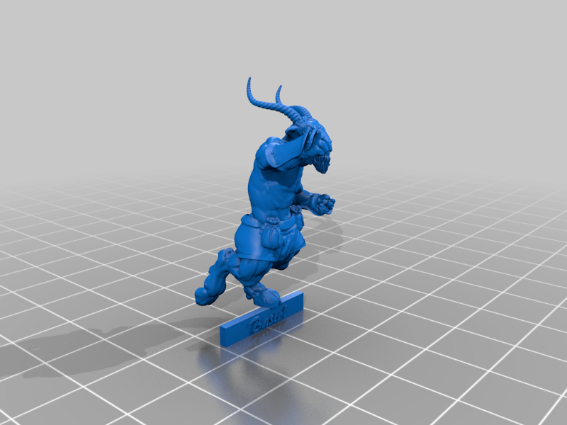 Free 3D file Blood Bowl Beastman #5・Model to download and 3D print・Cults