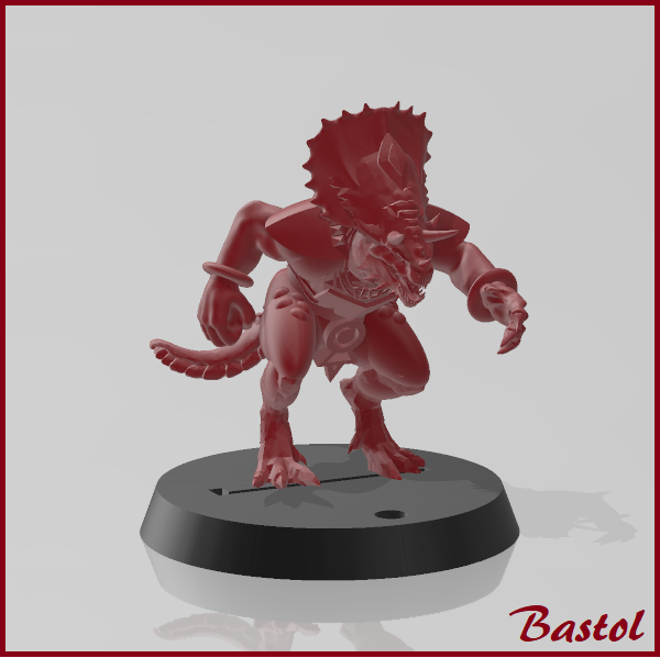Archivo 3D gratis Blood Bowl Saurus Starplayer・Plan imprimible en 3D ...