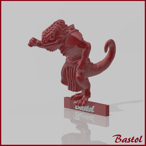 Free 3D file Blood Bowl Chameleon #4・3D printer model to download・Cults