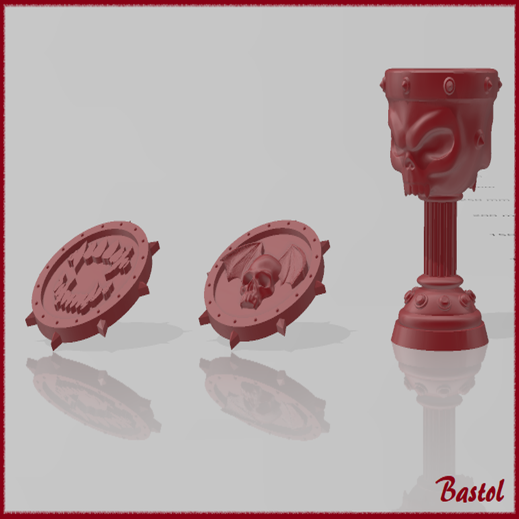 Free 3D file Blood Bowl Vampire Tokens・3D printer design to download・Cults
