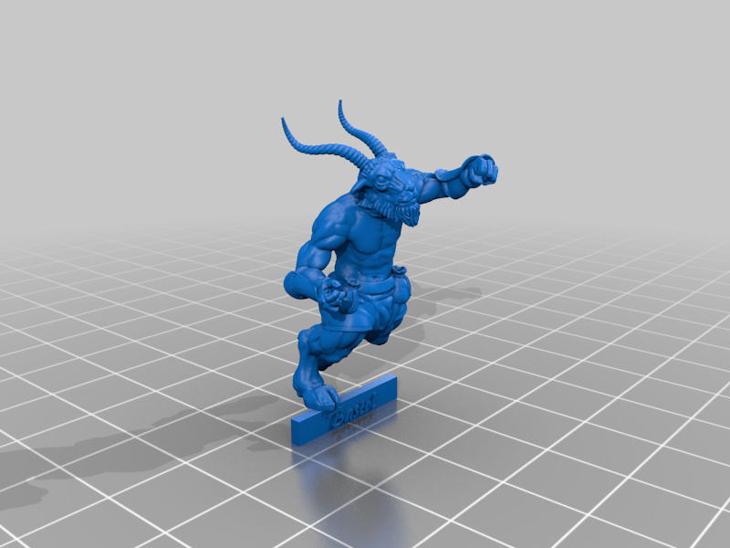 Free 3D file Blood Bowl Beastman #5・Model to download and 3D print・Cults