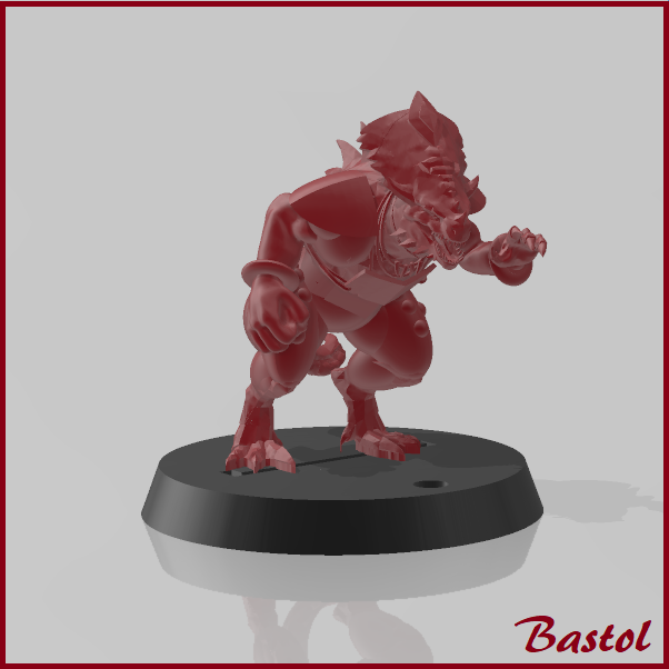 Free 3D file Blood Bowl Saurus #5・3D print object to download・Cults