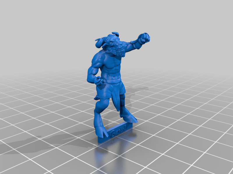 Free 3D file Blood Bowl Beastman #3・3D printing model to download・Cults