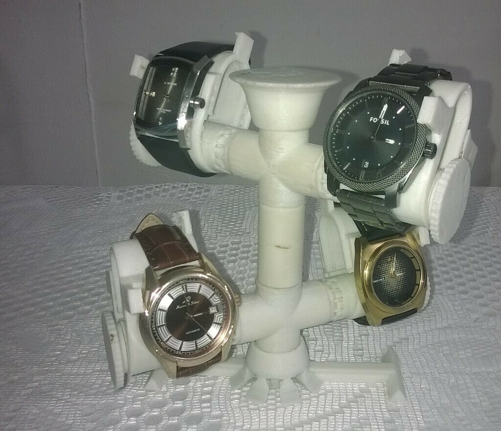 Бесплатный 3d файл Дизайнерская подставка для часов・Дизайн 3d печати
