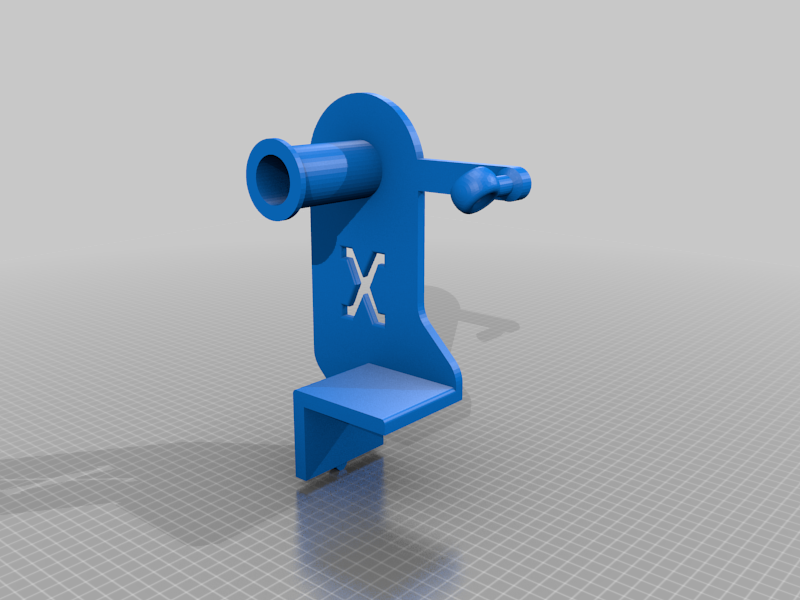 Free STL file Qidi X-Max X-Plus Spool Holder & Filament Guide 🪢・3D ...
