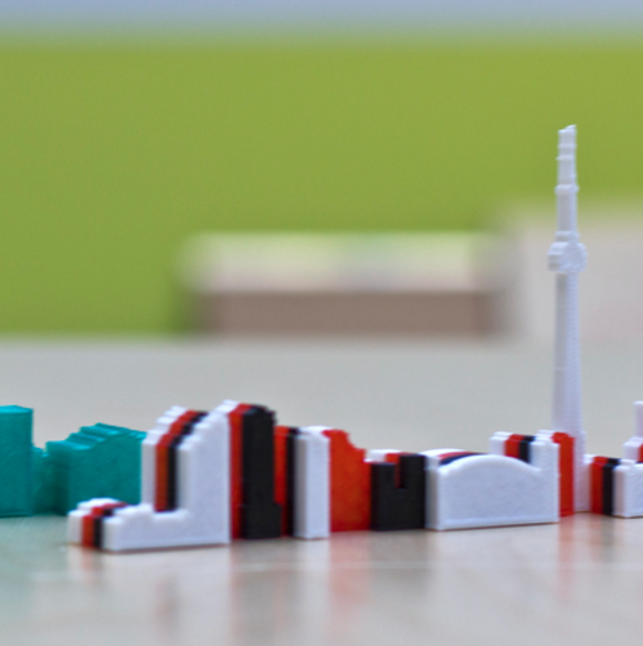 Free STL file Toronto Skyline・3D printing template to download・Cults