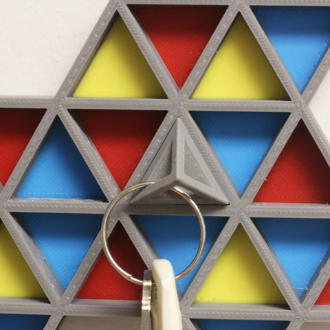Download free STL file Multi-Color Key Rack • 3D print design ・ Cults