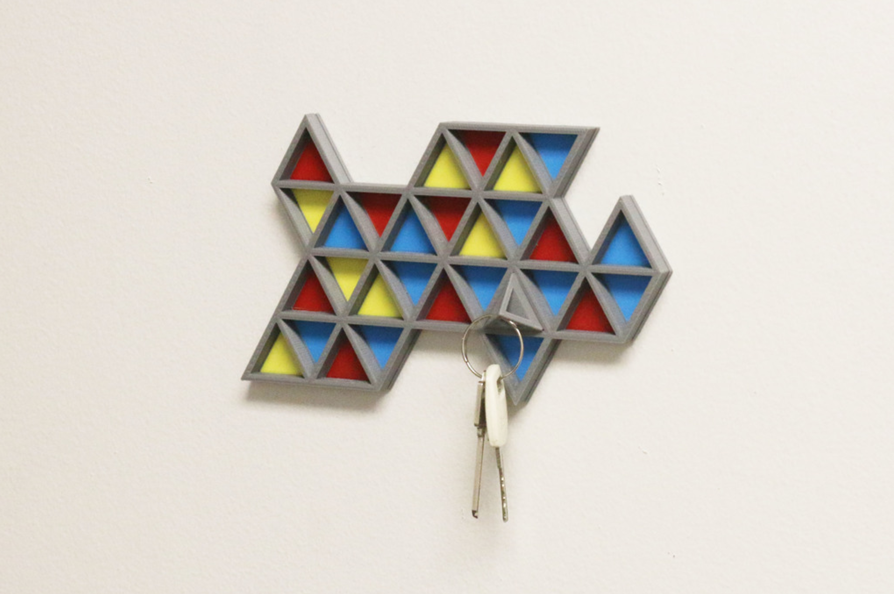 Download free STL file Multi-Color Key Rack • 3D print design ・ Cults