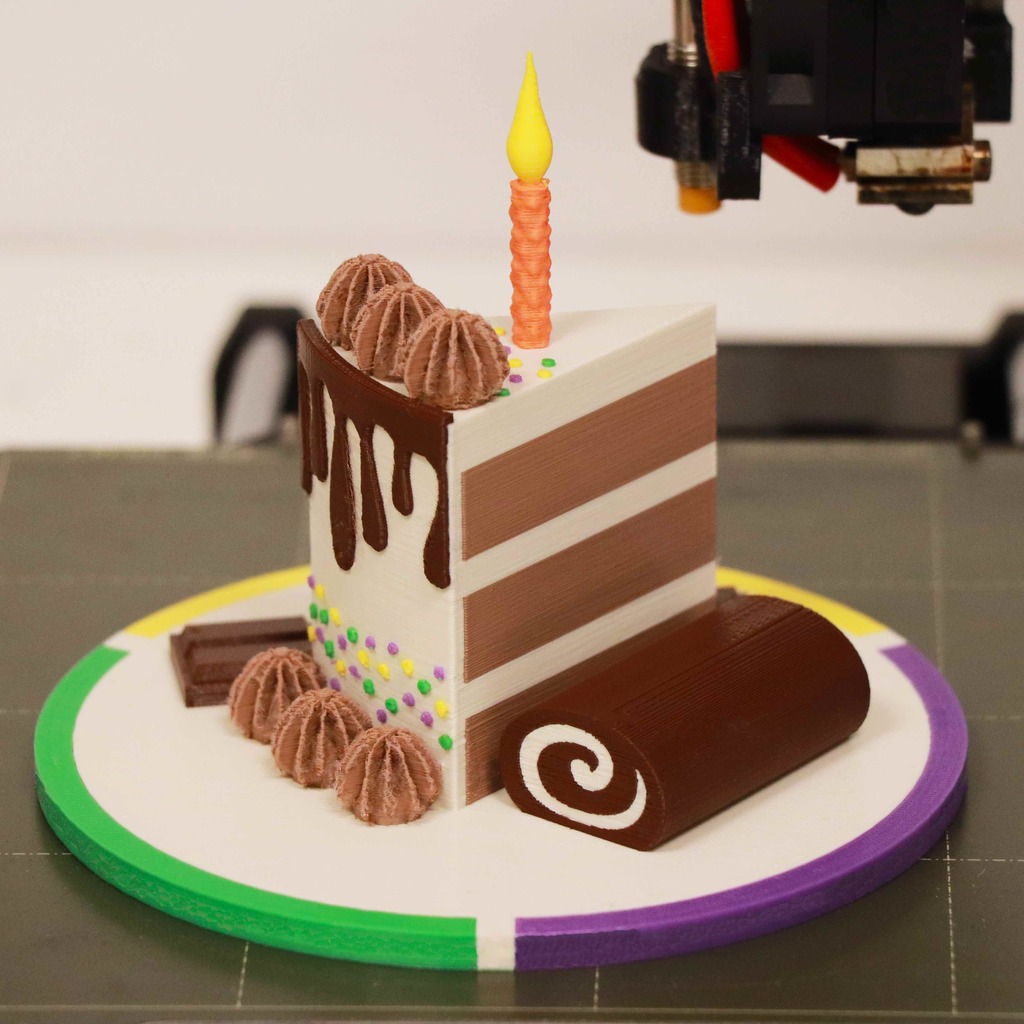 Free 3D file Mosaic Cake - Birthday Cake Model 🍰・3D printing model to ...