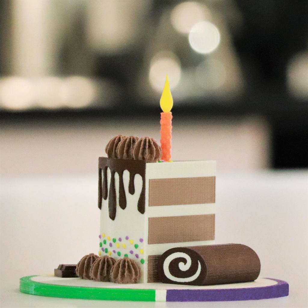 Free 3D file Mosaic Cake - Birthday Cake Model 🍰・3D printing model to ...