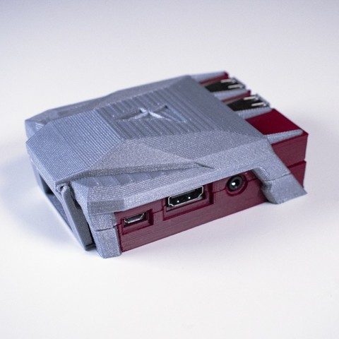 Download free STL file Multi-Color Raspberry Pi 3B+ Case (Mosaic Logo ...