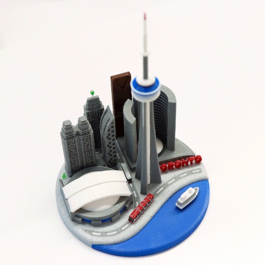 Free 3D file City of Toronto / CN Tower・3D print model to download・Cults