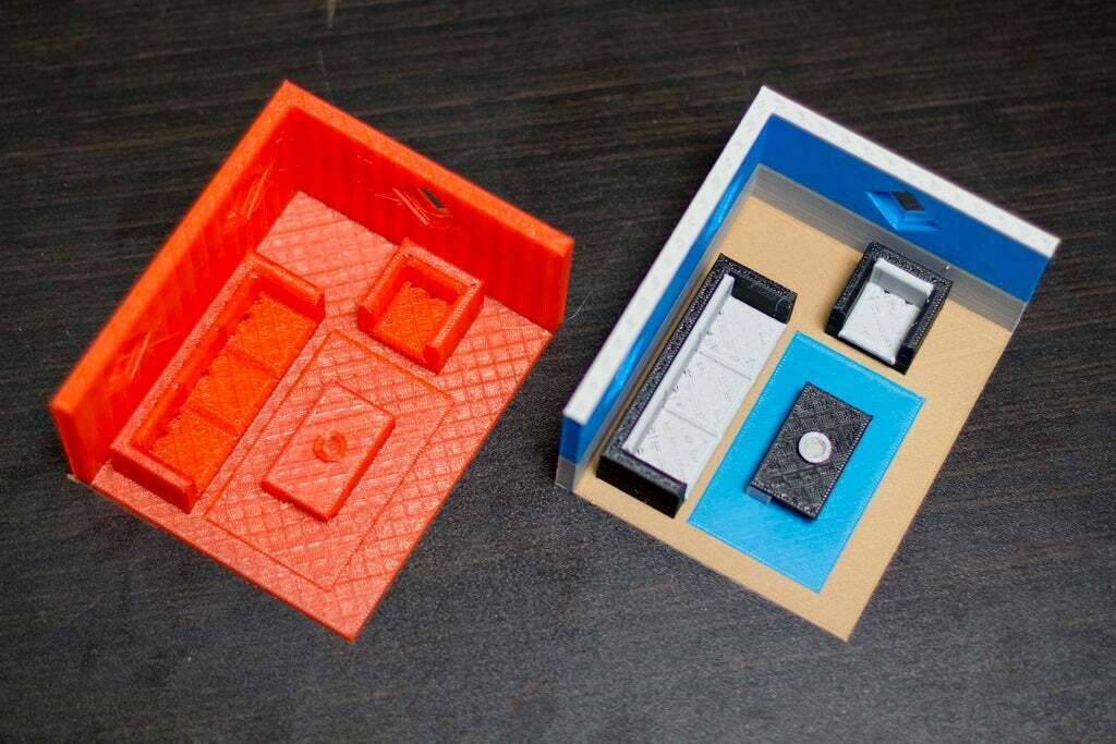 Free STL file Multi-Color Living Room・3D printing model to download・Cults