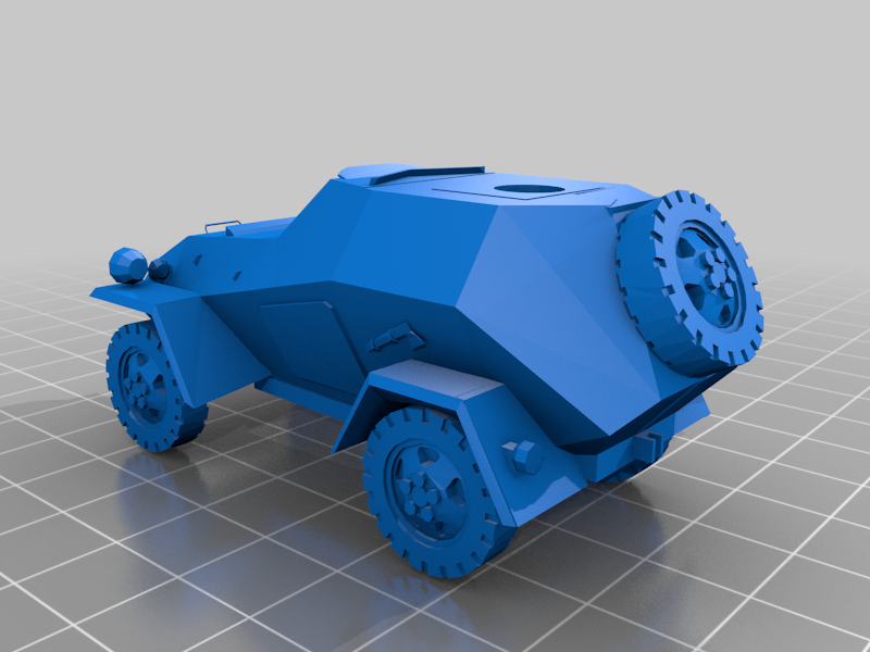 Free 3D file Soviet WW2 BA-64 Armoured Car・3D printer design to download・Cults