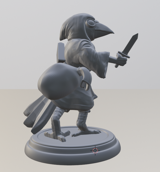 STL file Hooded Bird・Model to download and 3D print・Cults