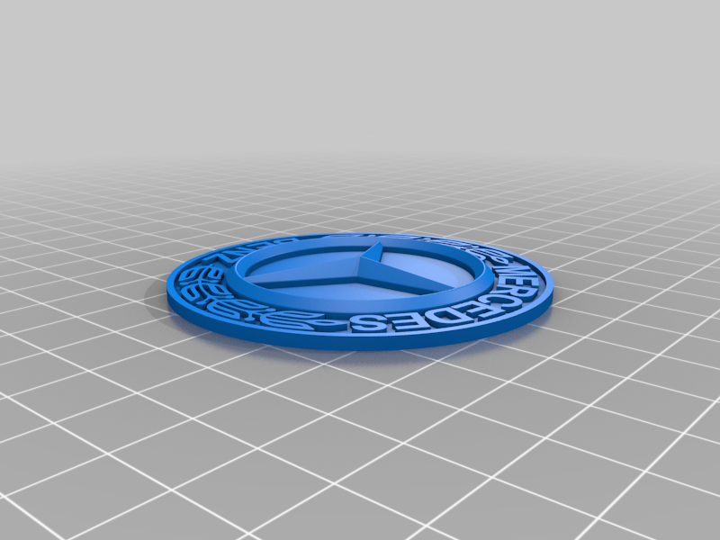 Free 3D file 2-Color Mercedes Logo・3D printable design to download・Cults