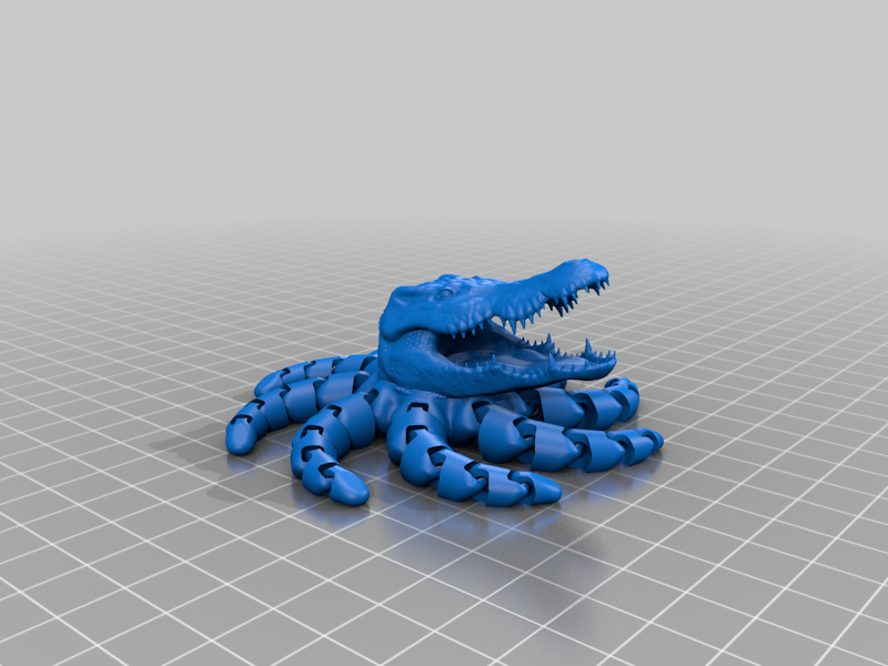 Archivo 3D gratis Croctopus・Plan imprimible en 3D para descargar・Cults