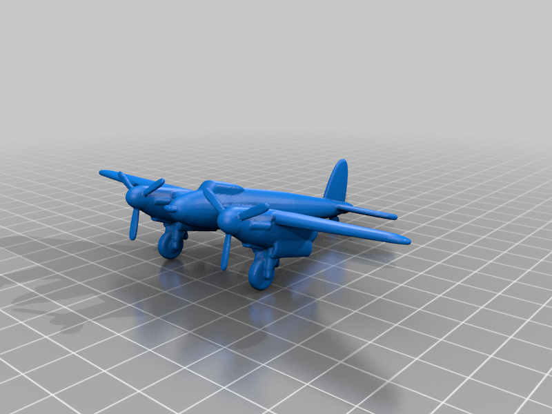 Free 3D file Low resolution De Havilland Mosquito・3D printer model to ...