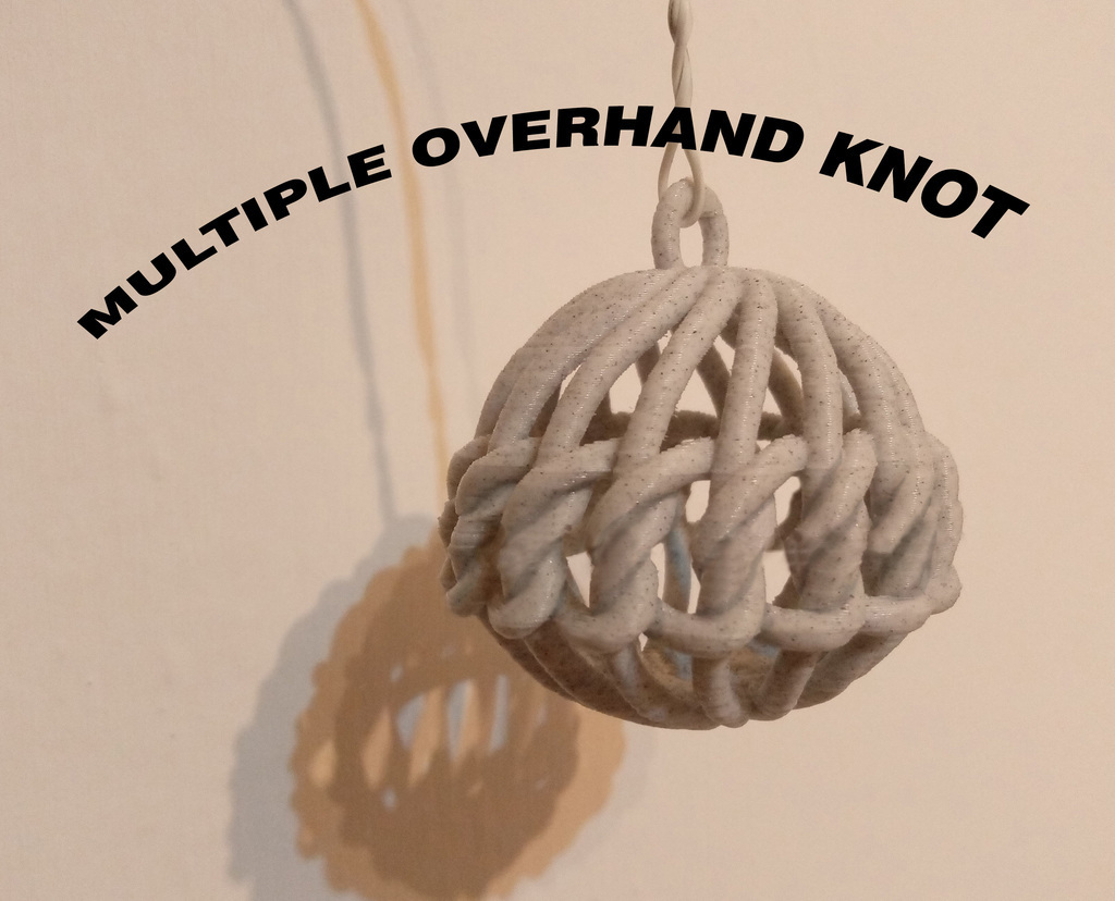 Free 3D file Knot ball - Tree ornament 🪢・3D printing template to ...