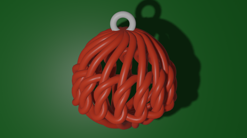 Free 3D file Knot ball - Tree ornament 🪢・3D printing template to ...