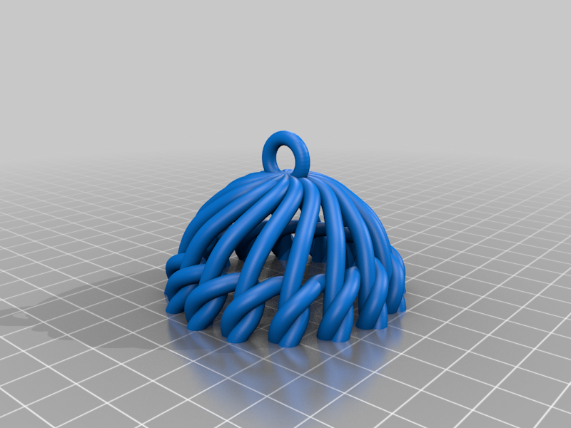 Free 3D file Knot ball - Tree ornament 🪢・3D printing template to ...