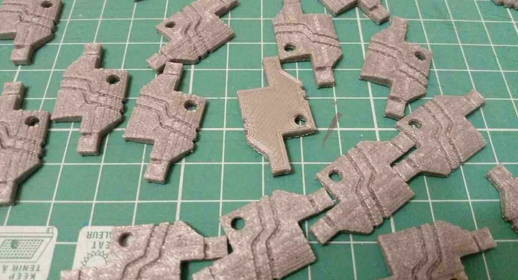 Free STL file Stargate Replicator Block Pendant 1side 💍・Model to ...