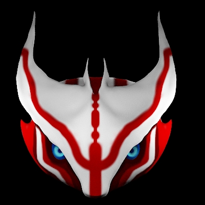 3D file Blood moon Mask 3d model・Design to download and 3D print・Cults