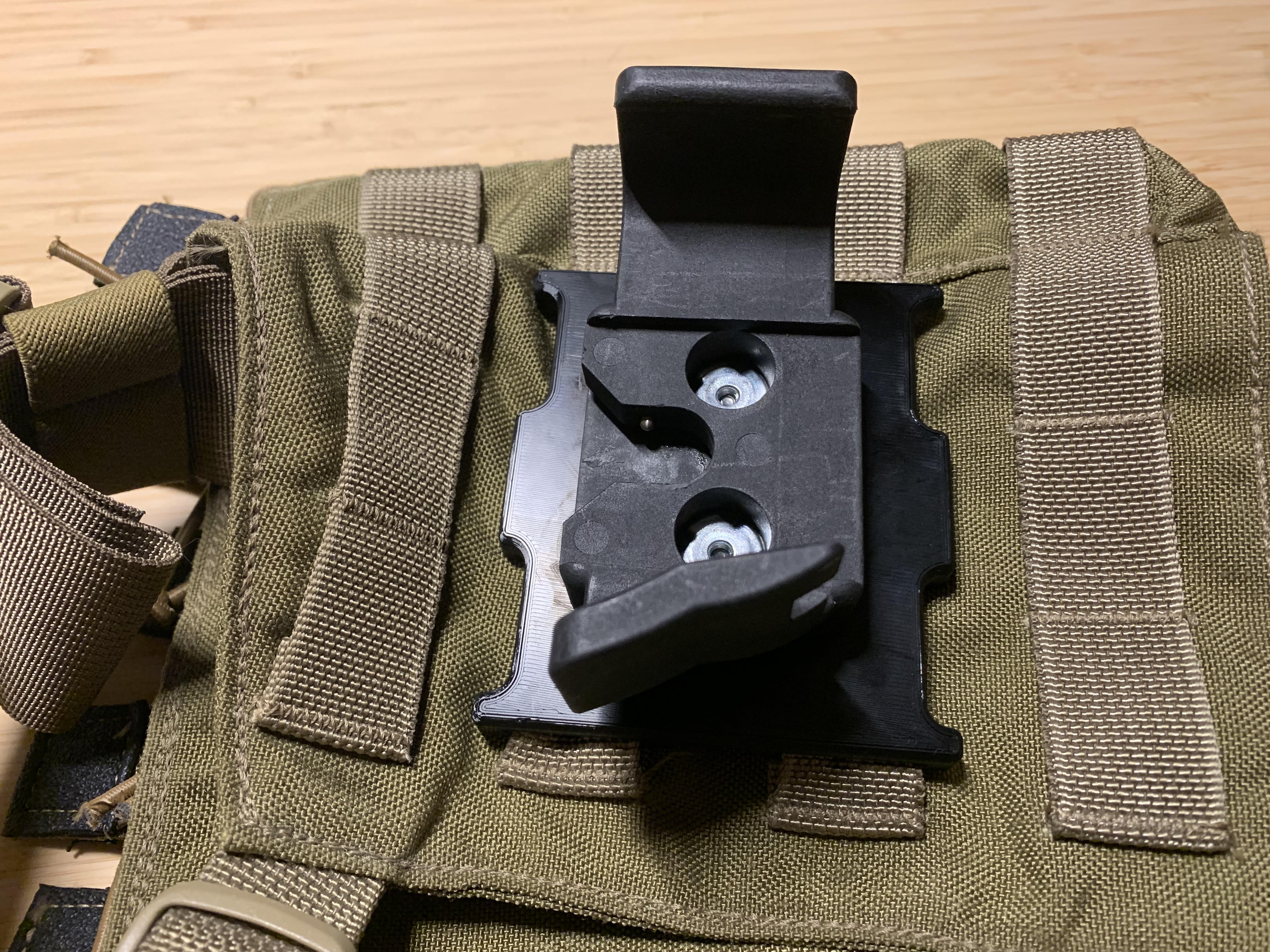 Free STL file Modify PP-2K Holster MOLLE Adapter・3D printing model to ...