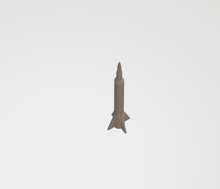 STL file Ballistic Missile・3D printer design to download・Cults