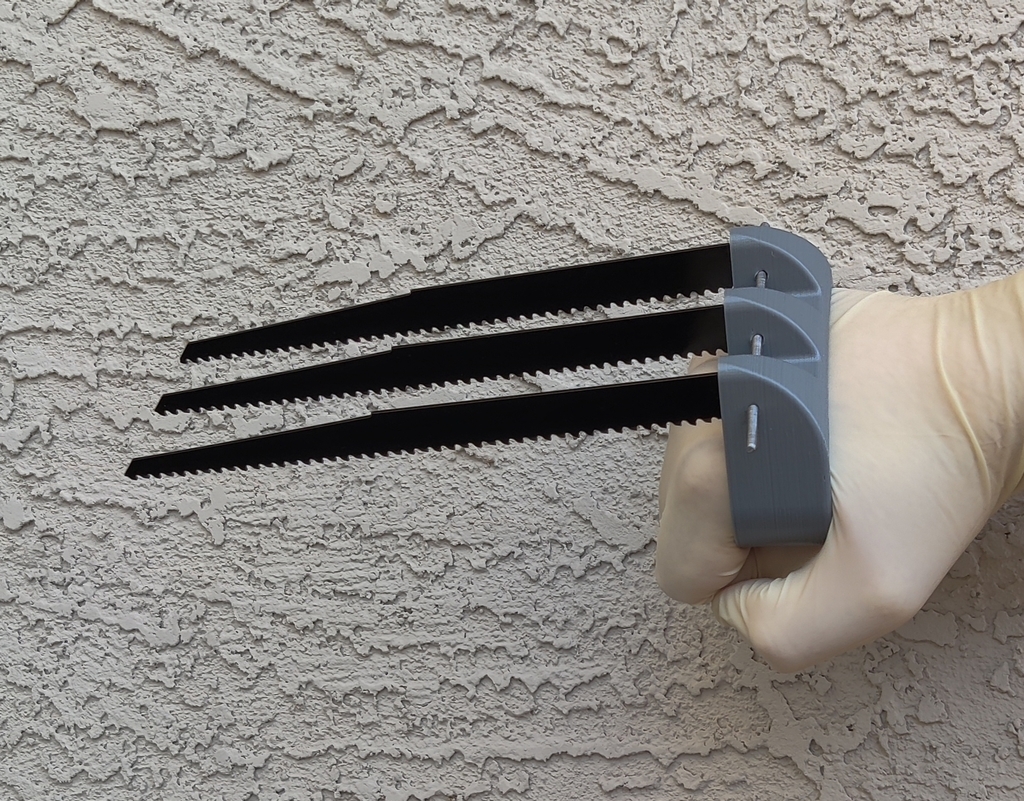 Free 3D file Wolverine Claws Reciprocating Saw Blades・3D printing idea ...