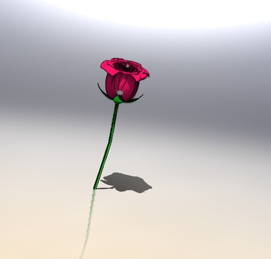 STL file realistic rose・3D printing model to download・Cults