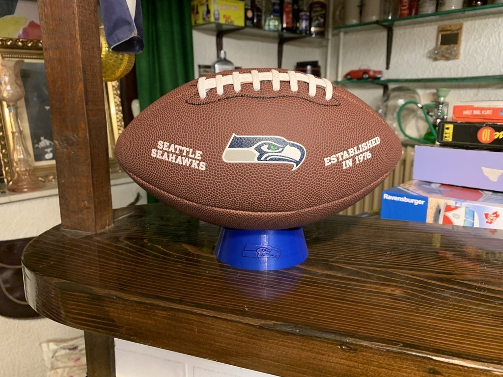 Free 3D file American Football stand Seahawks・3D print design to ...