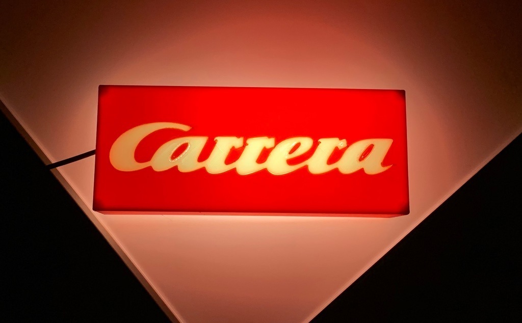 Free 3D file Carrera Deko Neon-Sign・Design to download and 3D print・Cults