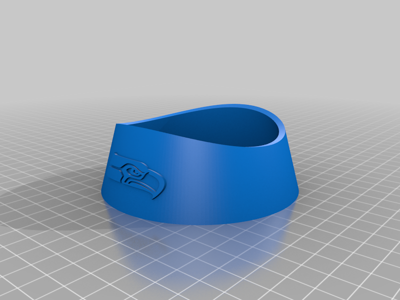 Free 3D file American Football stand Seahawks・3D print design to ...
