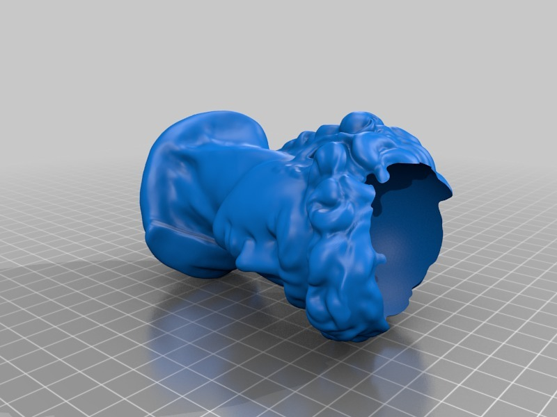 Free 3D file David Head Planter・3D printer design to download・Cults