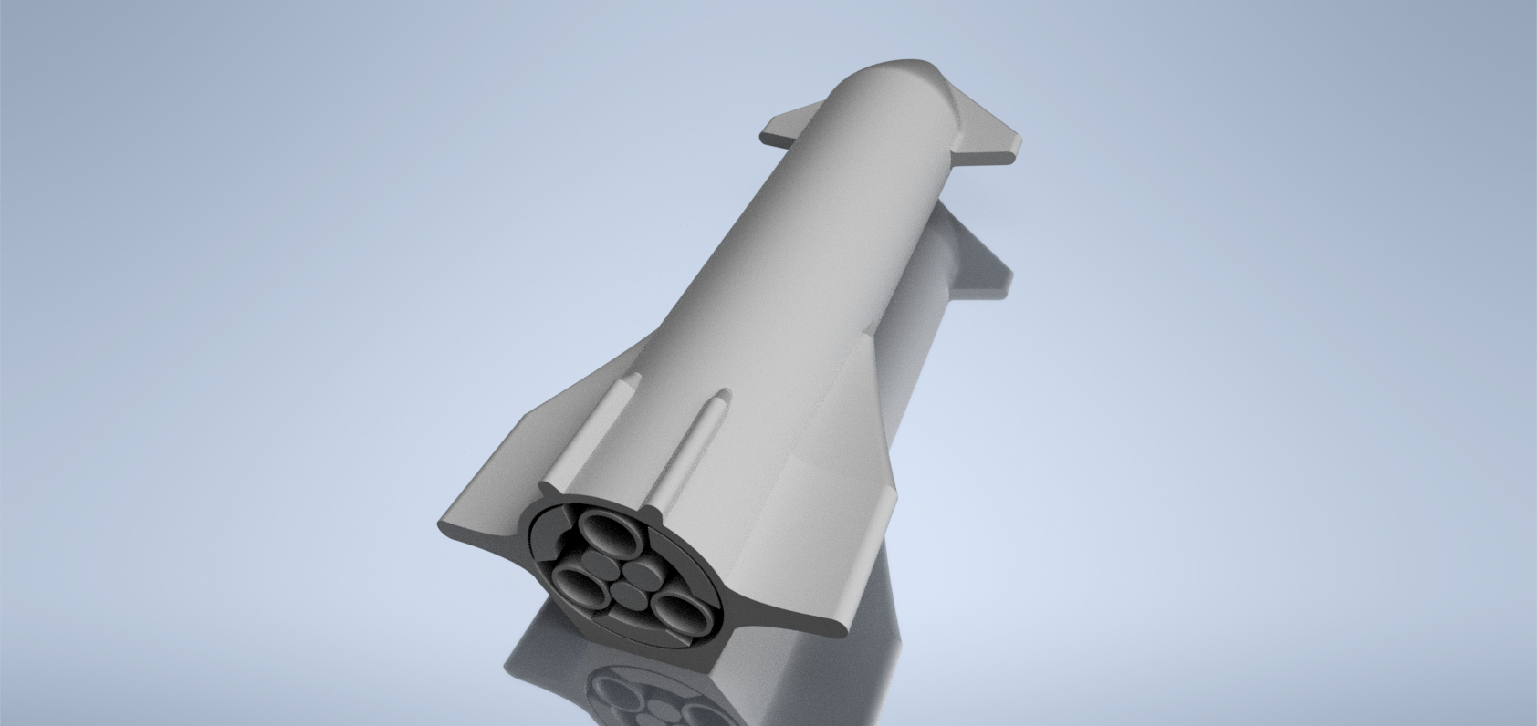 STL file Spacex Starship Modern Minimalistic・3D printing design to ...